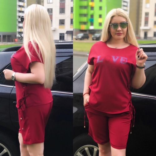 Костюм (шорты и блузка). Киргизия