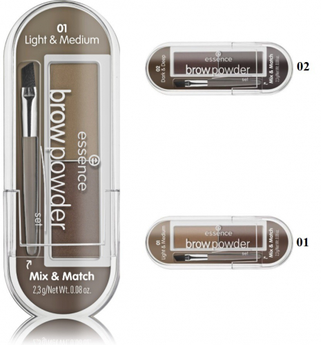 essence ТЕНИ ДЛЯ БРОВЕЙ EYEBROW STYLIST SET