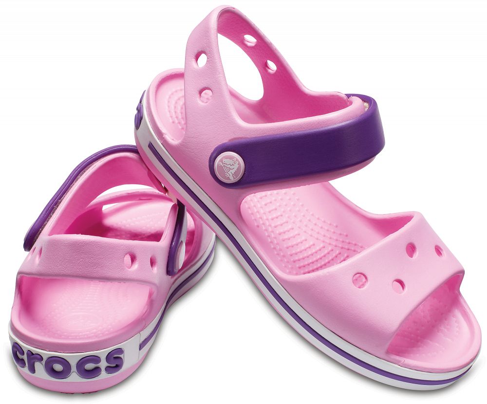 обувь детская Crocband Sandal Kids Carnation/Amethyst