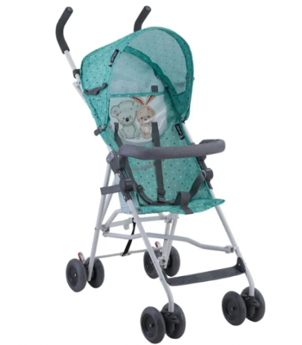 Коляска трость Lorelli Light (Зелено-серый / Green&Grey Friends 1704)