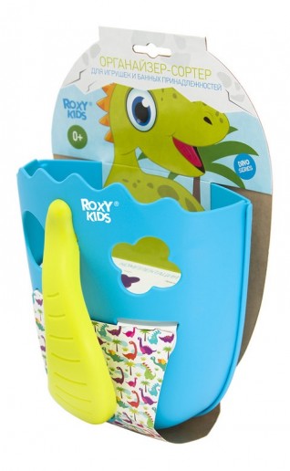Органайзер - сортер для игрушек и банных принадлежностей на присоске Dino Roxy Kids RTH-001