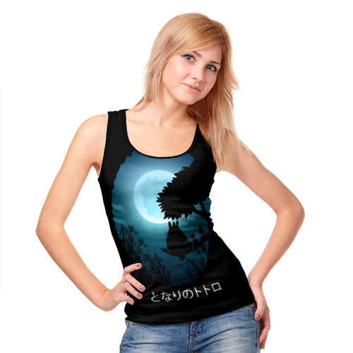 Женская майка 3D «Мой сосед Тоторо». vsemayki