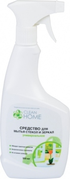 CLEAN HOME Средство для мытья стекол и зеркал 500мл.