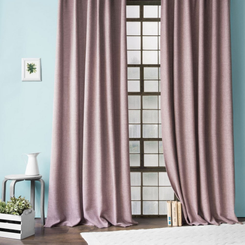 Комплект штор с подхватами Джерри, пудровый (bl-200381-gr). Россия