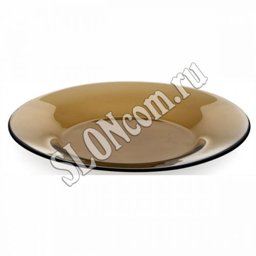 Тарелка стеклянная 17 см десертная, Basilico