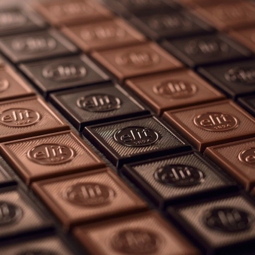 91005407 «Vip Madlen Silver» шоколад темный и молочный, серебро 500 гр ...