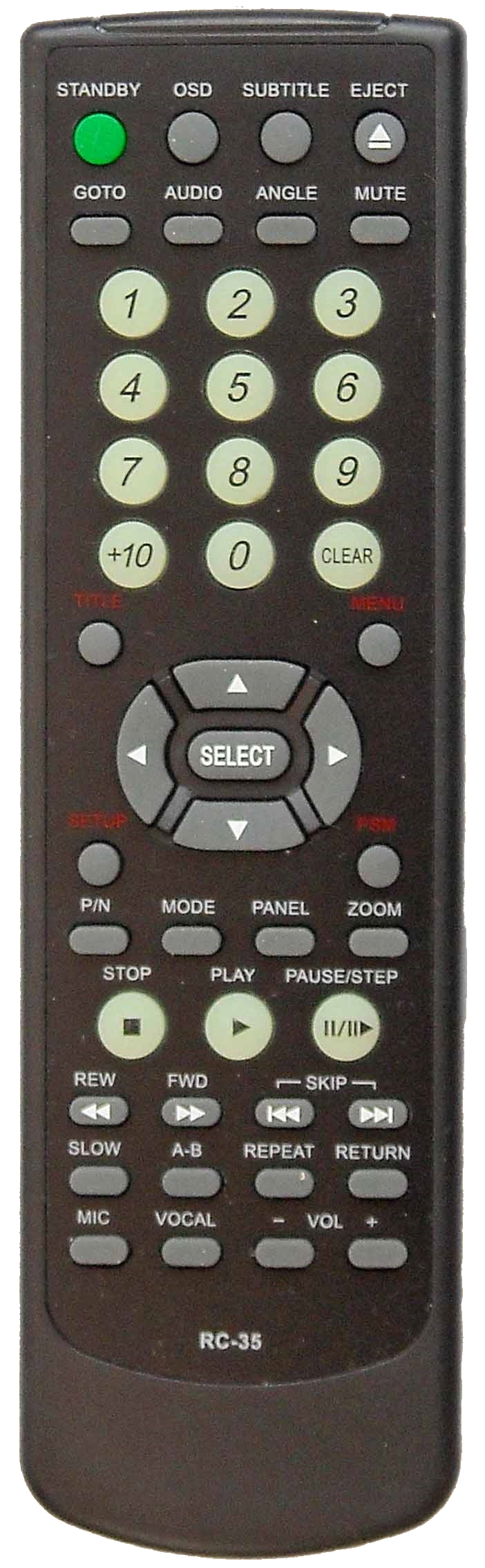 Пульт для BBK RC-35 / RC-53 ic (для DVD-плеера)