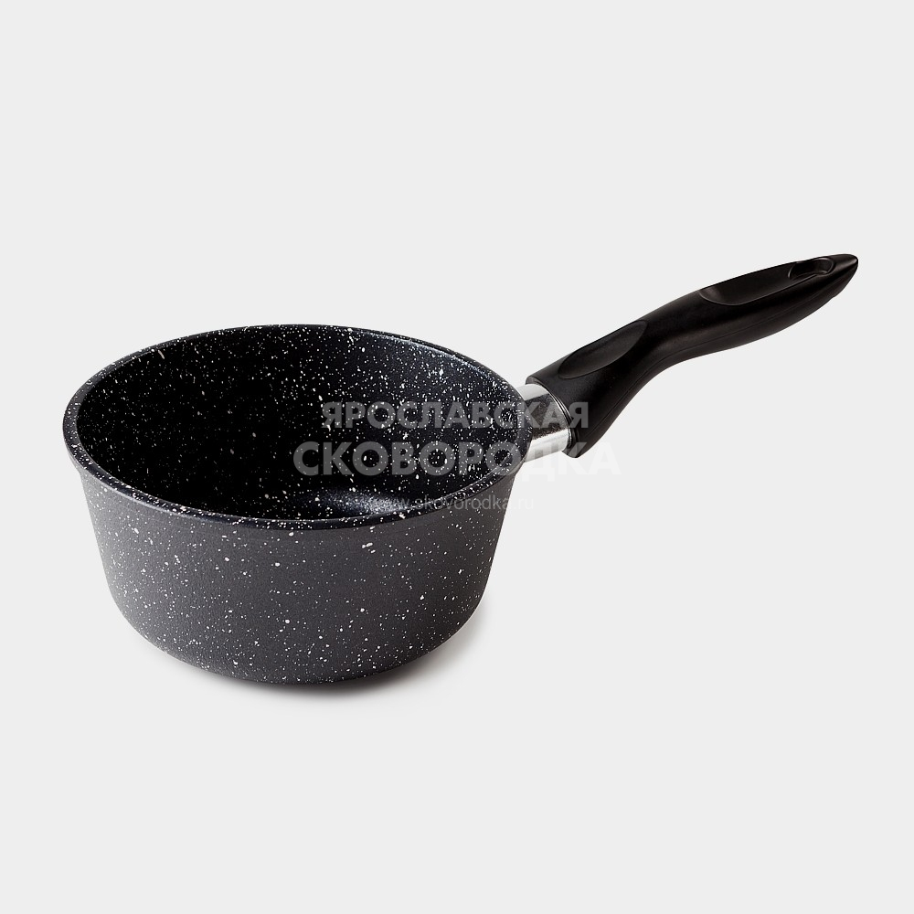 Кастрюля 4л. Ярославская сковородка, Ярославна, Mr. Сковородкин ЧЕРНЫЙ