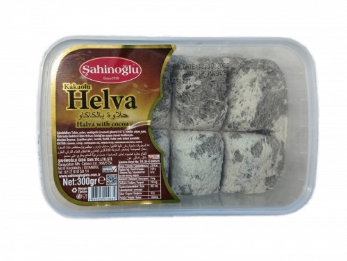 Халва Pasta Helva 0,55 кг тахинная с мастикой, шоколадом и кофе (торт)