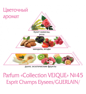Perfume Collection Veique № 45 (ESPRIT Champs Elysees) /GUERLAIN/ 100ml