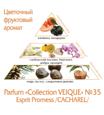 Perfume Collection Veique № 35 (ESPRIT Promess) /CACHAREL/ 100ml