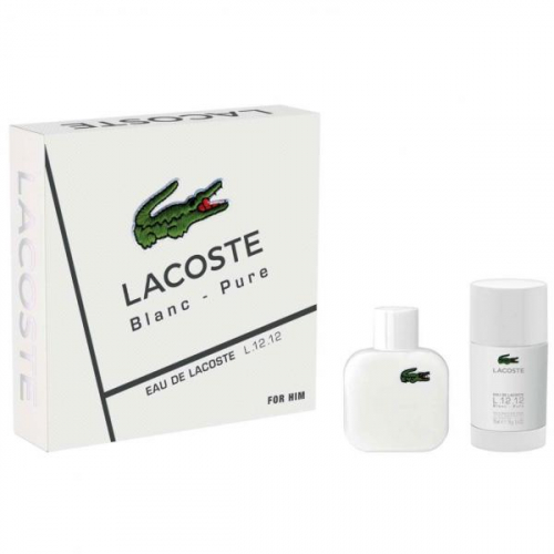 LACOSTE men L.12.12. BLANC PURE Набор: Туалетная вода 50 мл ...