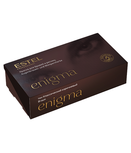 Краска для бровей и ресниц ESTEL Enigma коричневая 20/20мл. Estel ...