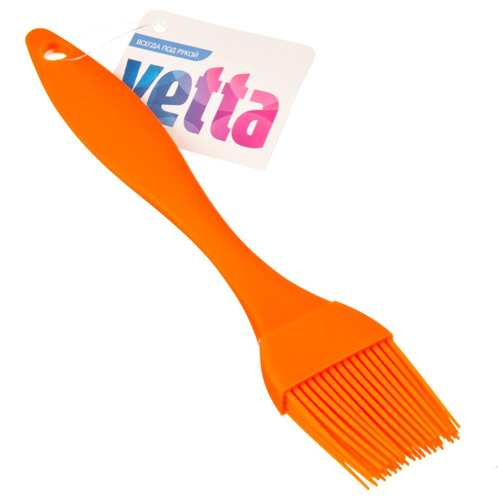 Кисточка кондитерская силиконовая оранжевая Практик VETTA