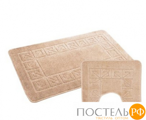 N0000118 Коврики для ног 50х60+60х100 Classic Banyolin, бежевый