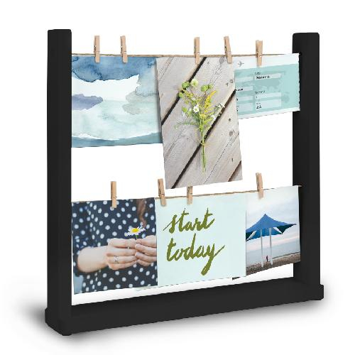 Панно для фотографий настольное Hangit чёрное Umbra Fd 1004415 040