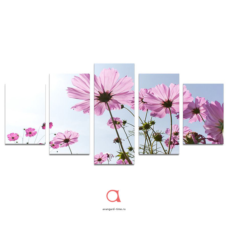 Сюжет K523 модульная картина 50х110