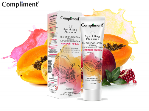 Compliment Пилинг-скатка для лица глубокого действия Папайя микс (1146 ...