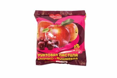 ПАСТИЛУШКА ЯБЛОЧНО-ВИШНЕВАЯ 200 Г (10-11 ШТ.)