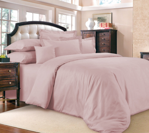 Постельное белье Soft Pink артикул 63-C с простынью-покрывалом