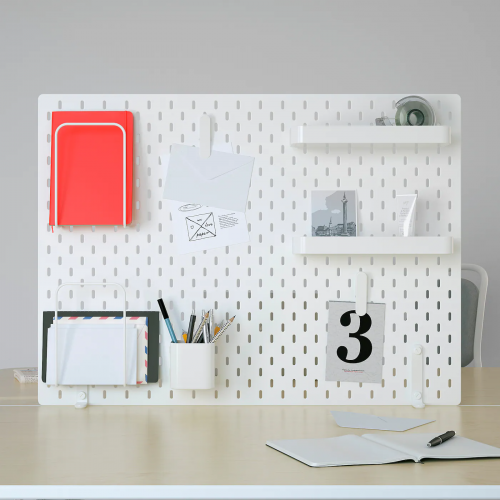 SKÅDIS СКОДИС, Настенная панель, комбинация, белый, 76x56 см. IKEA