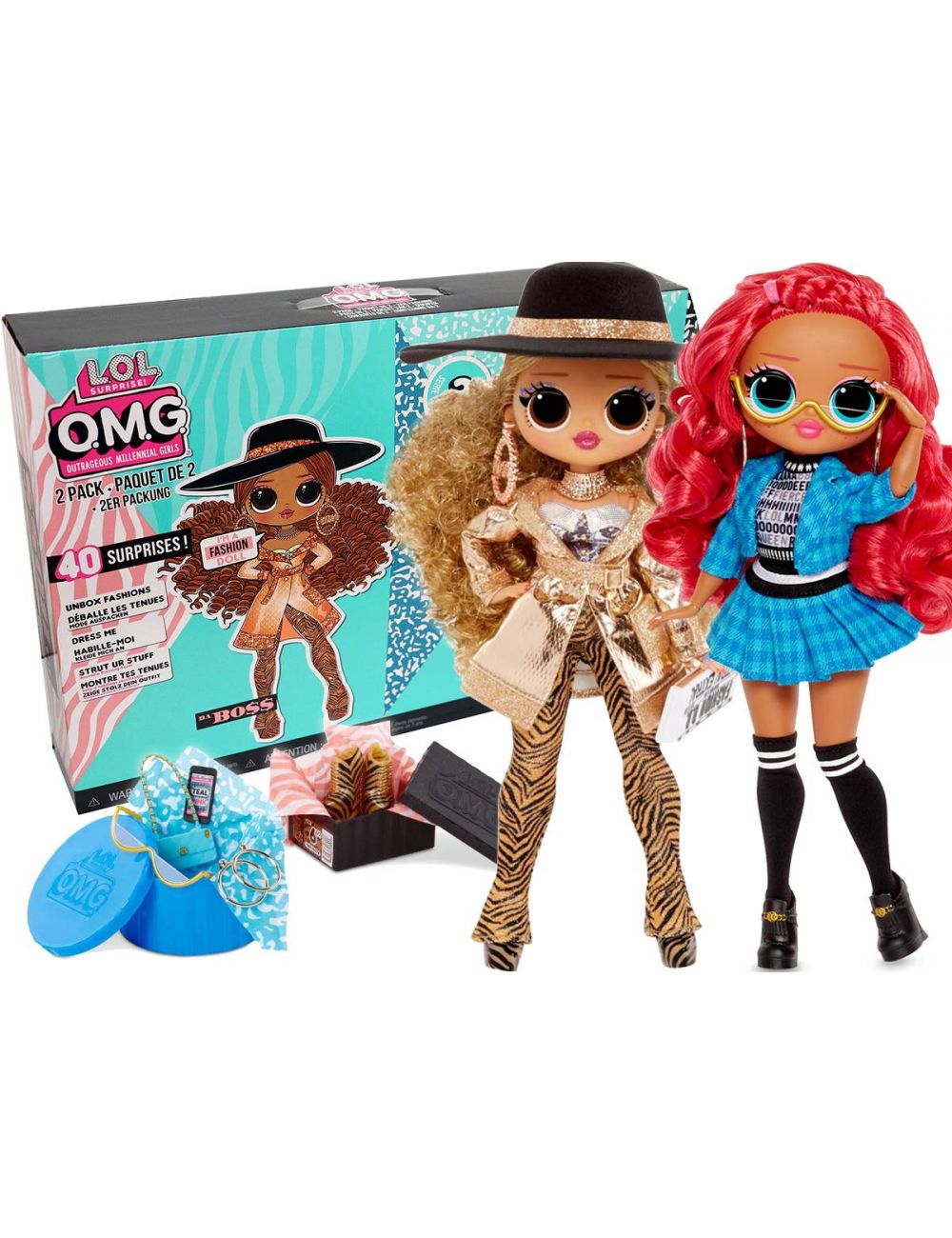 Игровой набор LOL Surprise OMG 3 series Da Boss и Class Prez, 423454. L ...