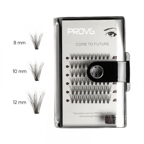 Накладные ресницы Pro VG - 3 в 1 (8,10, 12 мм). VG Professional