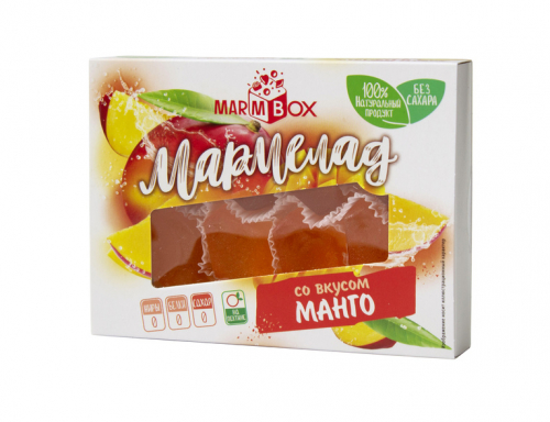 Мармелад желейный формовой Со вкусом манго Marmbox. Мармеладная Сказка