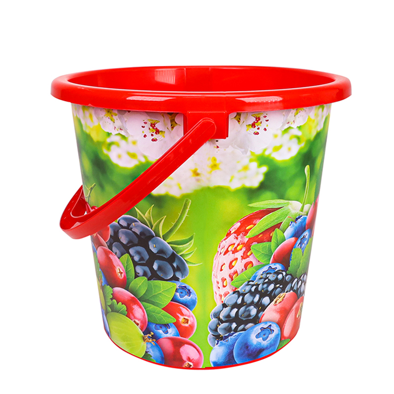 Ведро пластиковое 10л. Ягоды (Арт. ВР-8598)