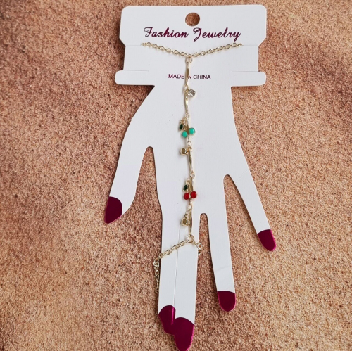 Слейв браслет на руку из металла. zlatto-jewelry