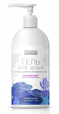 Гель для душа АКВАБИОЛИС Мужской для волос и тела