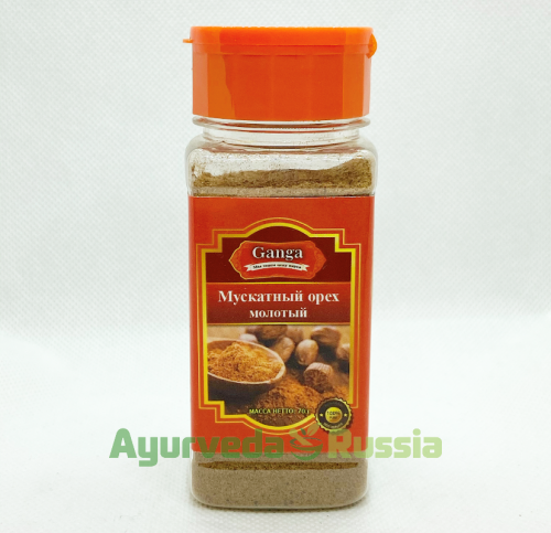Мускатный орех молотый Ganga Foods (Ганга Фудс) 70 гр