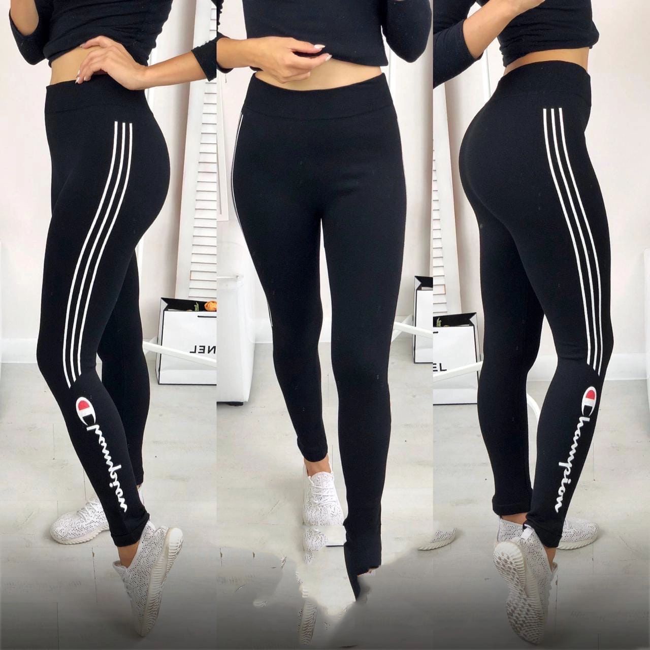 Лосины Женские 2002 Узор Разные Надписи+Полоски№4