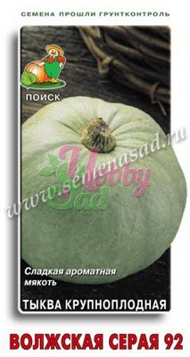 Тыква Волжская серая 92 крупноплодная (10 шт) Поиск