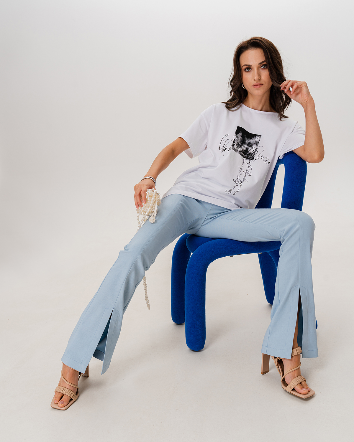 Футболка c шёлкографией FD001. SAHAR art lab