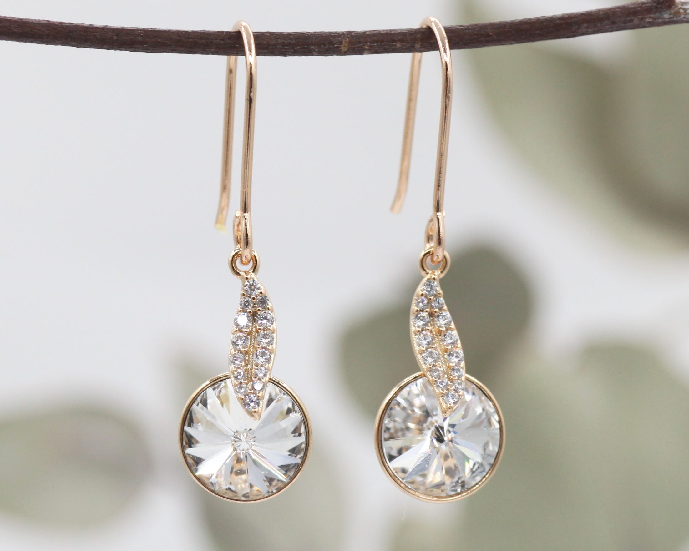 Серьги кристаллами Swarovski. VelVett
