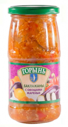 Горынь Баклажаны с овощами жареные