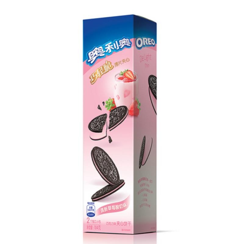 ПЕЧЕНЬЕ OREO С КЛУБНИЧНЫМ ЙОГУРТОМ, 95Г, КИТАЙ