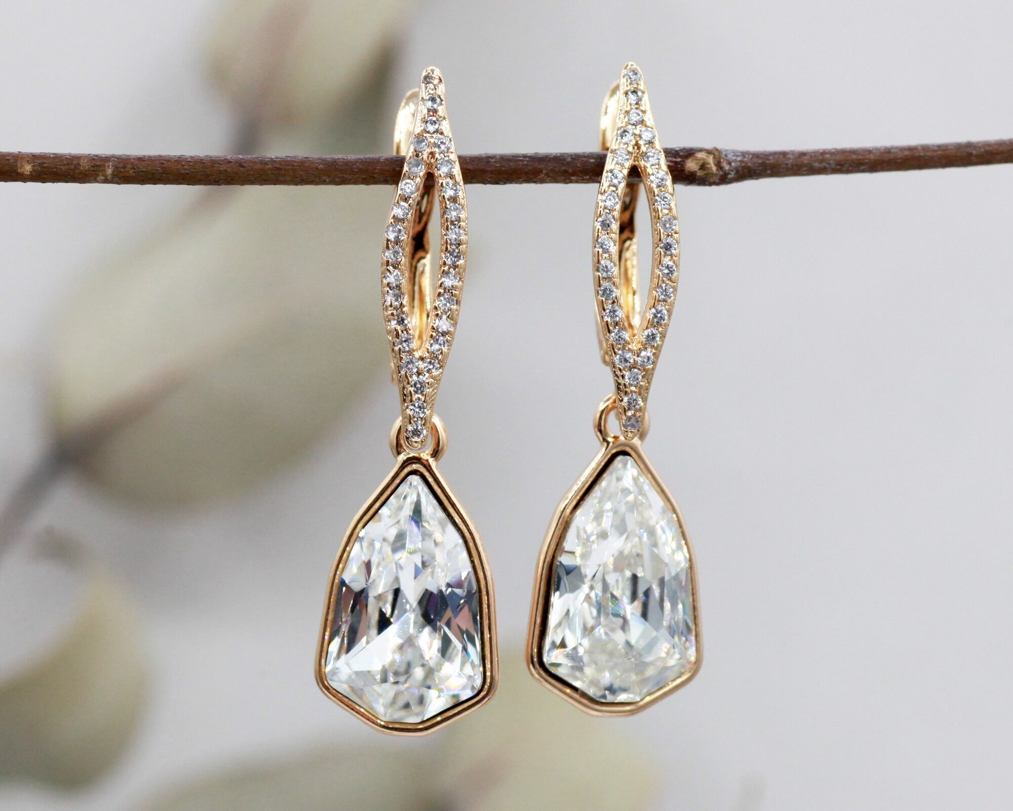 Серьги с кристаллами Swarovski. VelVett