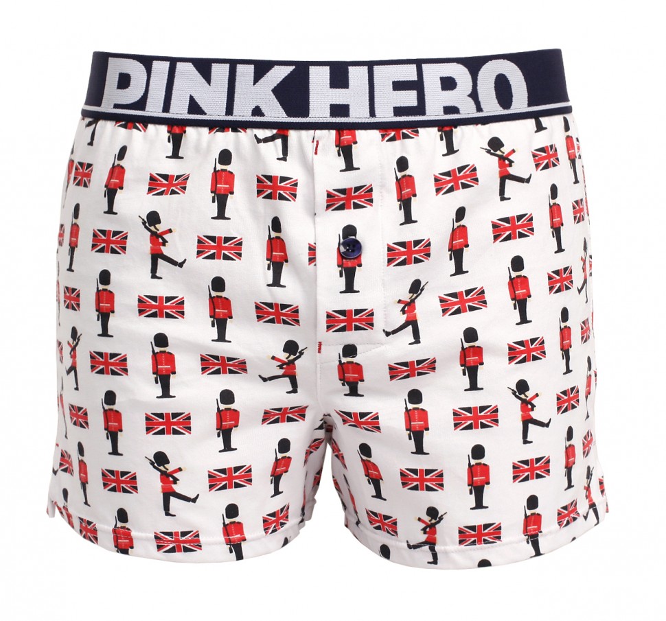 Мужские трусы Pink Hero розовые в белую полоску PH1281-6