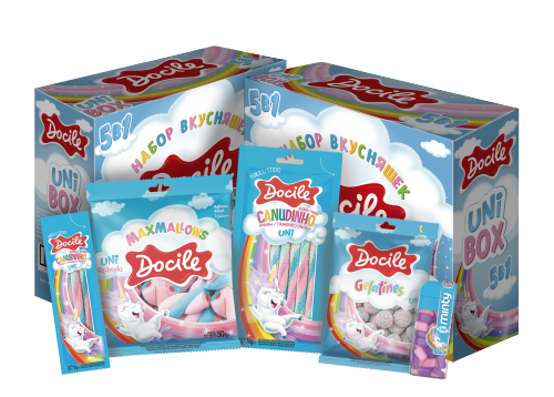 Набор кондитерских изделий Docile Uni Box Max 400 гр. Сладости из Европы