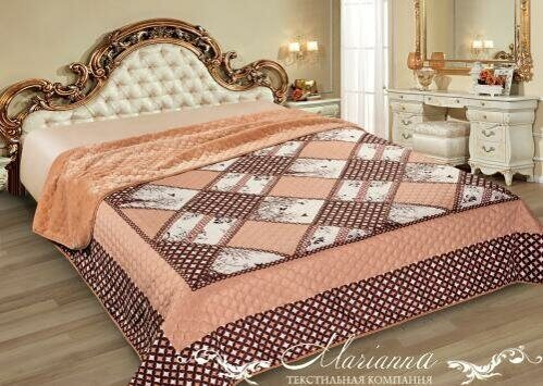 Покрывало Silver (с мехом): Беатриче. Alice Textile