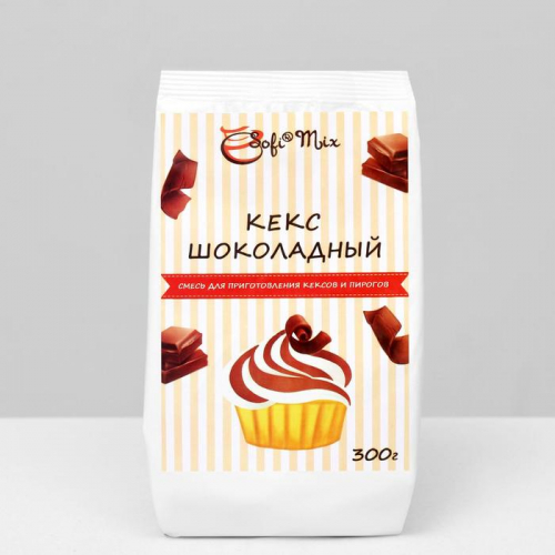 Кекс шоколадный, сухая смесь для выпечки, 300 г