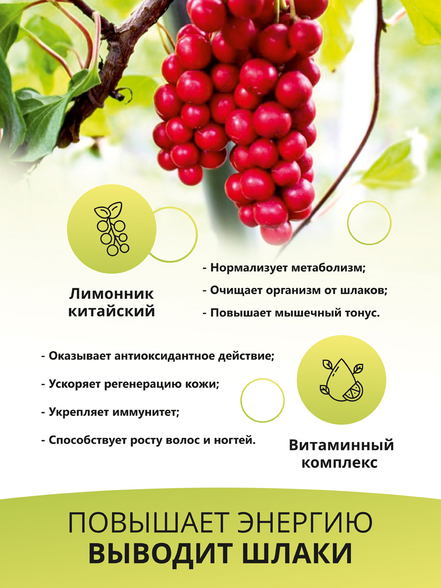 1WIN Детокс + Лимонник, Апельсин, 32 пор. Detox Slim Effect, пд