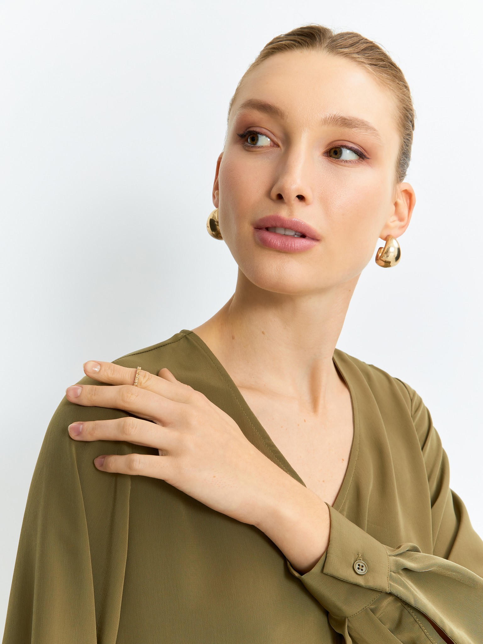 Платье жен. Obaken хаки. CONCEPT CLUB