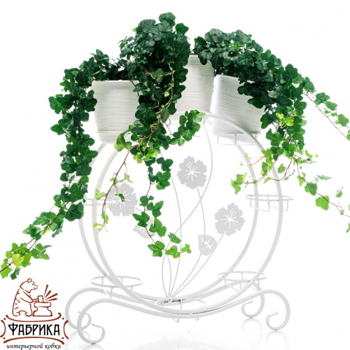 Подставка для цветов на подоконник на 8 кашпо 41-006