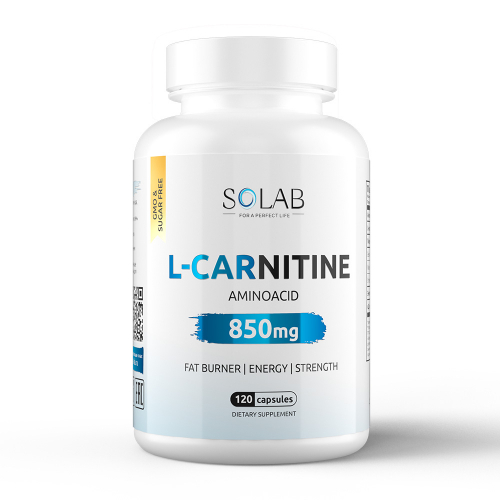 SOLAB / БАД / L-Carnitine, L-Карнитин , 120 капсул
