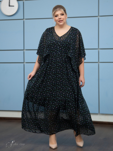 платье 31051000-01-02. Серебряная нить