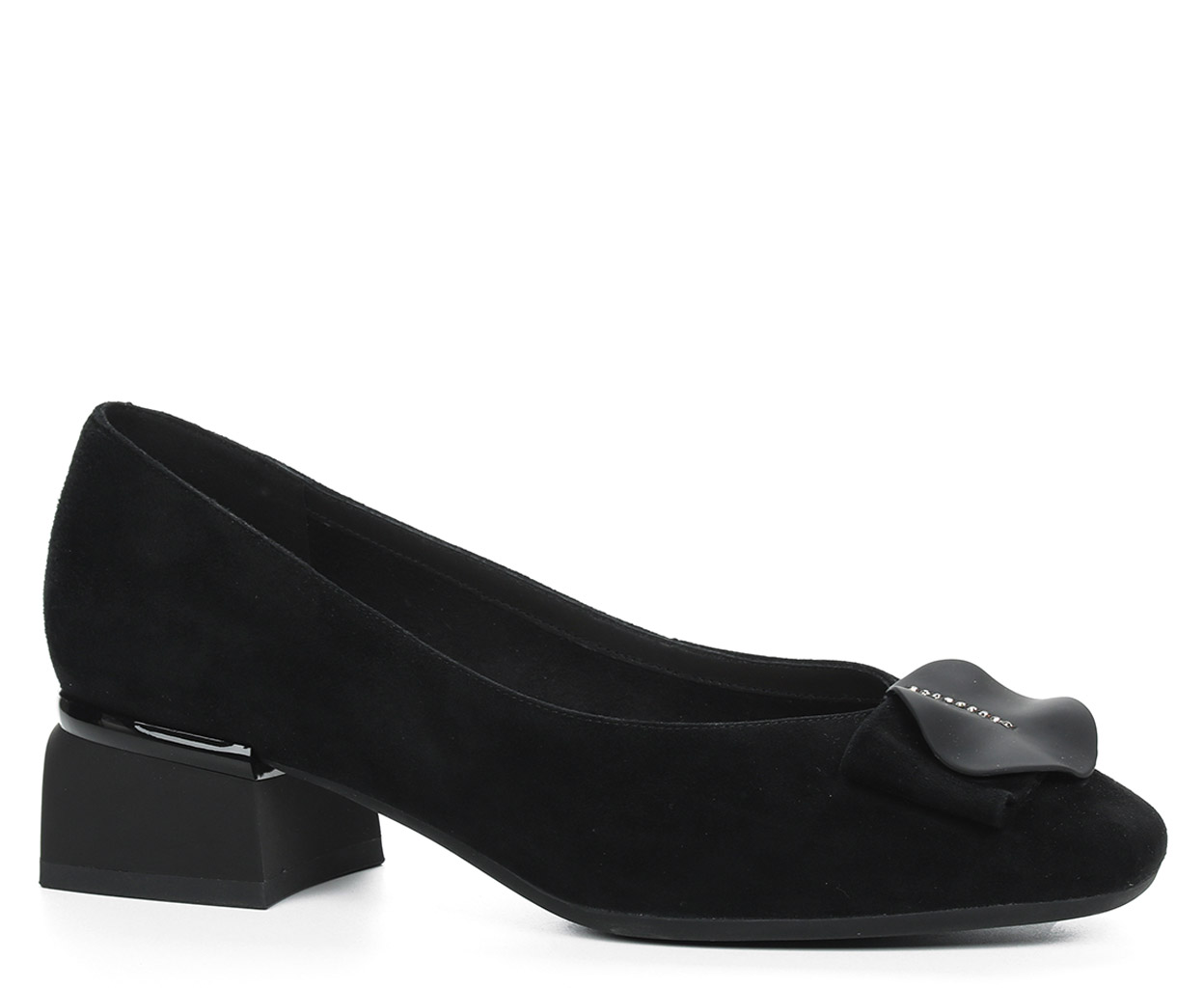 Туфли жен черн велюр 4130 ру с 35 по 40(6). респ--ект