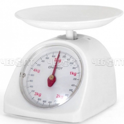 Весы бытовые механические ENERGY EN-405MK круглые, до 5 кг. арт. 011614 ...